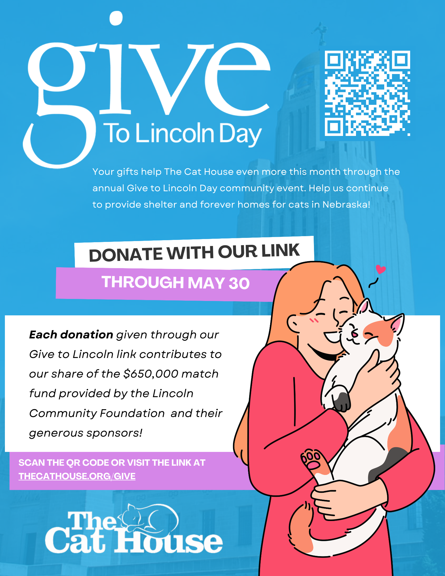 It's here: Give to Lincoln Day 2024! - The Cat House
